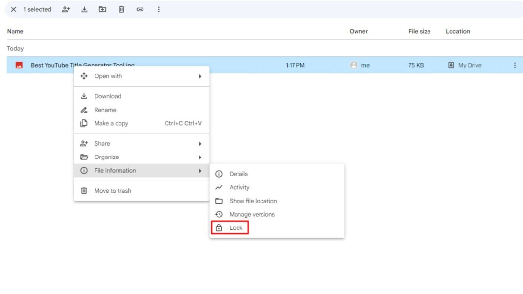 Increase File Security: Lock Your Google Docs to Limit Edit Access