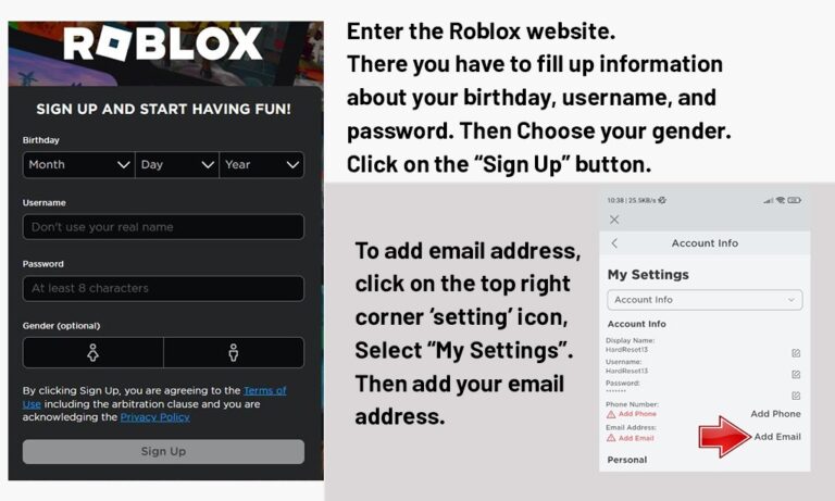 How to Create New Roblox Account in 2025 [Step-By-Step Image Guide]