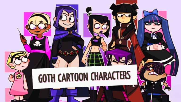 20 Iconic Goth Cartoon Characters in Popular Culture