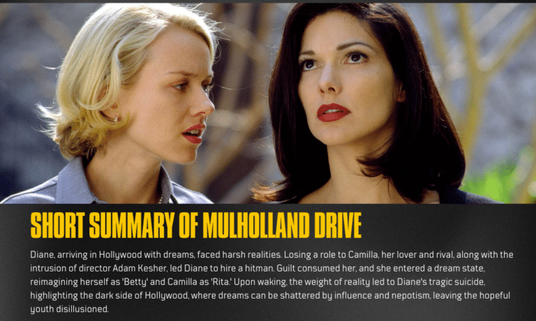 Mulholland Drive Explained for Film Enthusiasts