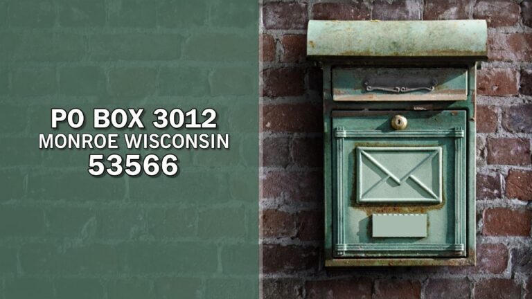 The Importance of PO Box 3012 Monroe Wisconsin 53566